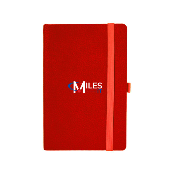 Red Diary With MilesIT Logo – Mymilesgear